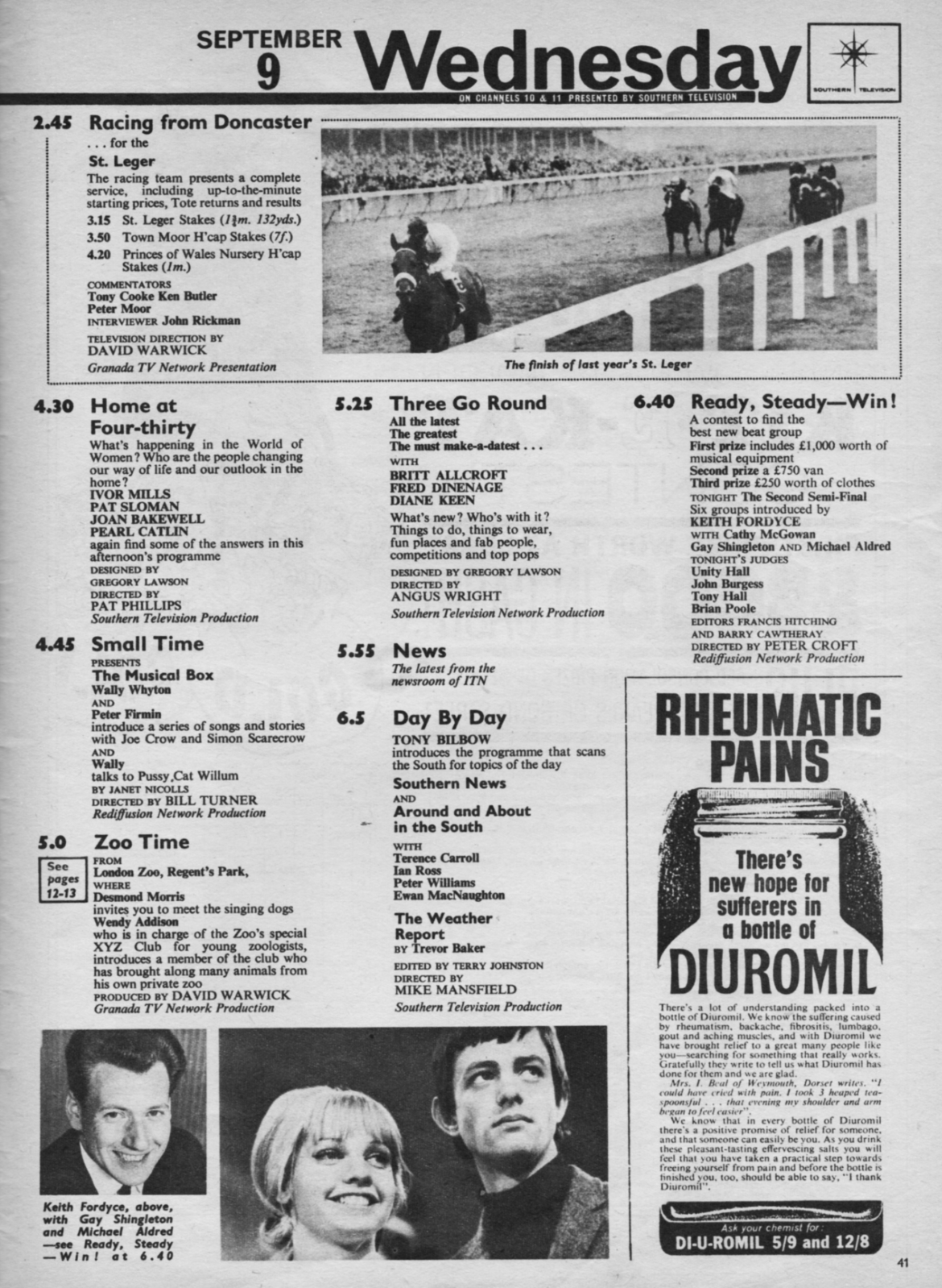 Wednesday 9 September 1964 on Southern - THIS IS ZENITH 1964 from ...