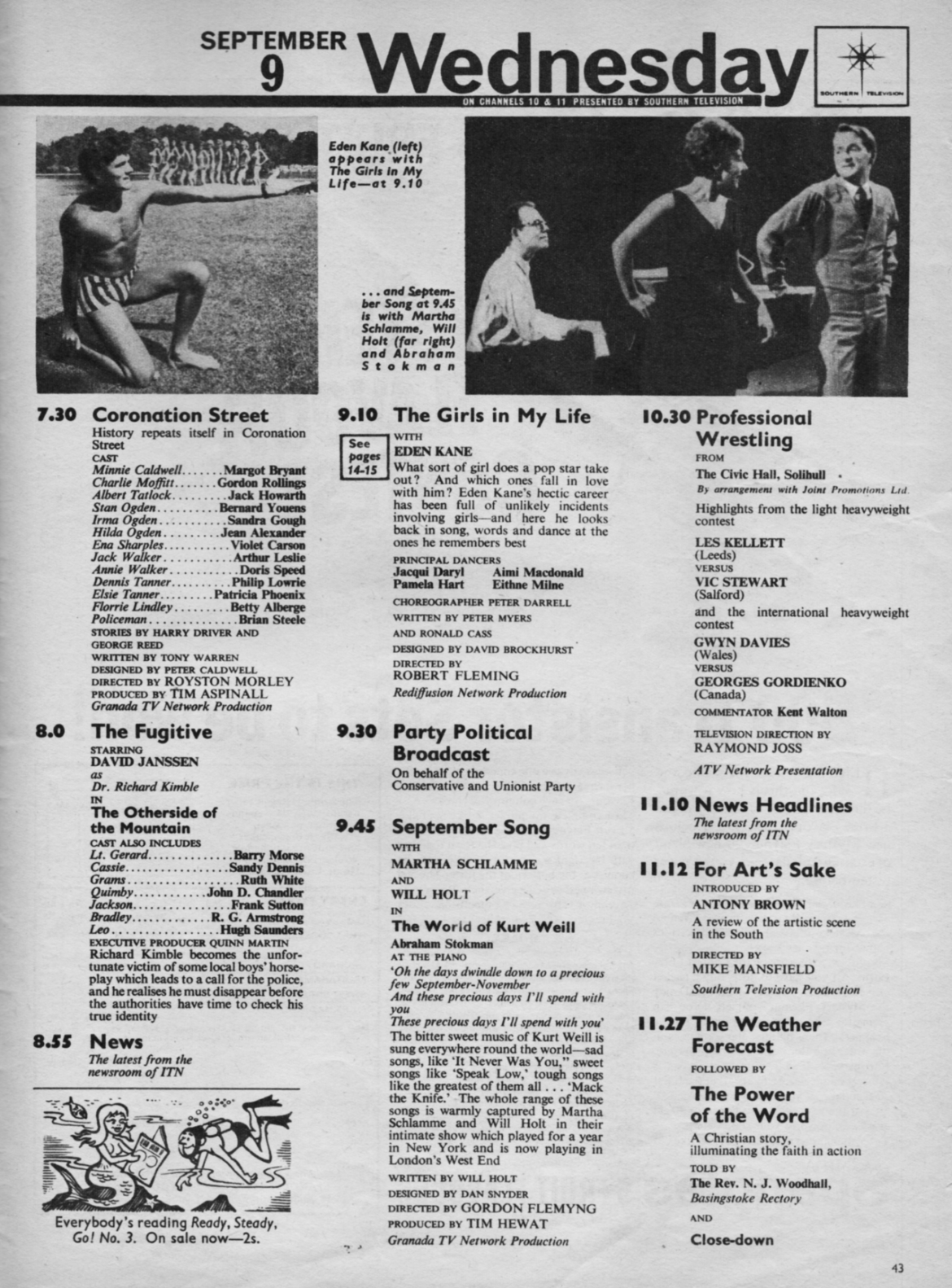 Wednesday 9 September 1964 on Southern - THIS IS ZENITH 1964 from ...